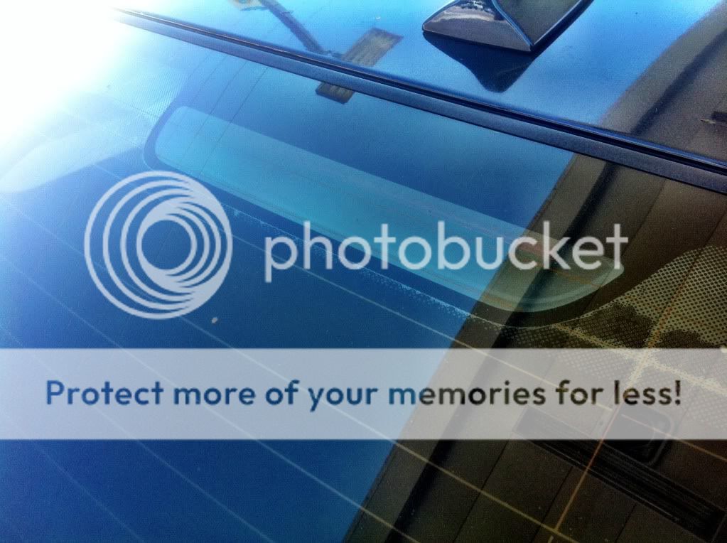 EXPENSIVE tint job GONE BAD-"Dot Matrix" rear window-Does anyone else ...