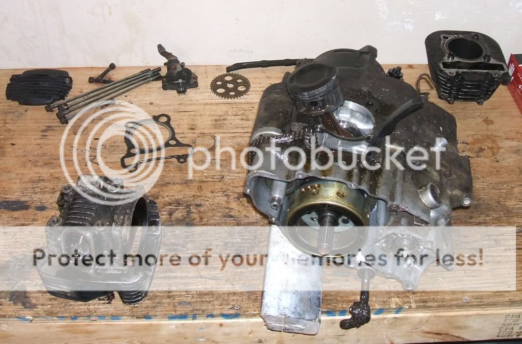 Started the rebuild of my Yamaha YTM 200e. Pics of the tear down.