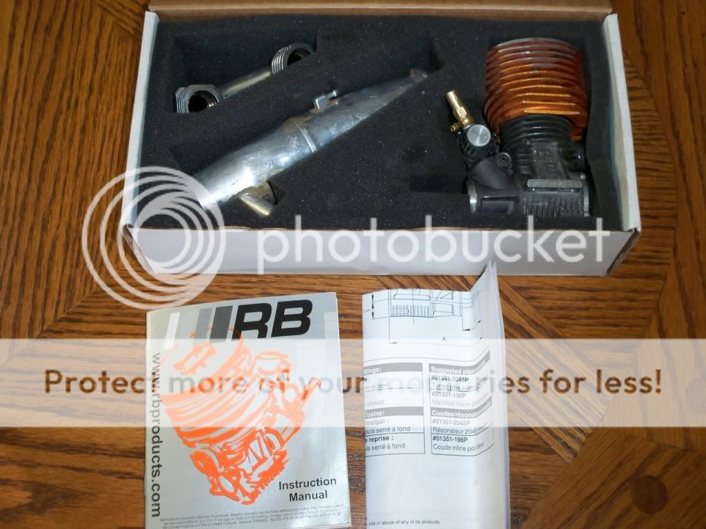 F/S RB WS7 III L2G TURBO AND WS& III STANDARD HEAD WITH PIPES - R/C ...